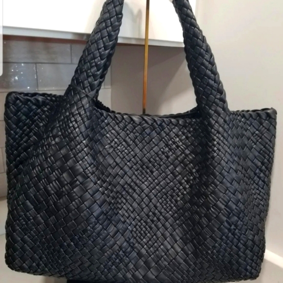 Falor | Bags | Nwt Falor Firenze Hand Woven Italian Leather Tote Bag ...